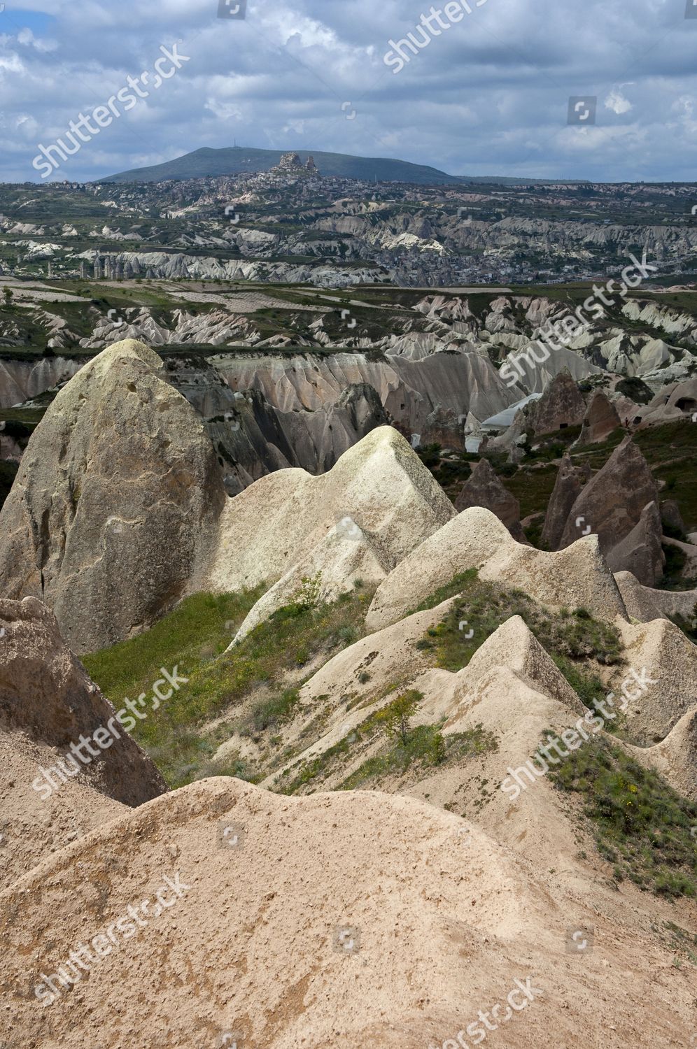 Rugged Landscape Weathered Tuff Formations Rose Editorial Stock Photo ...