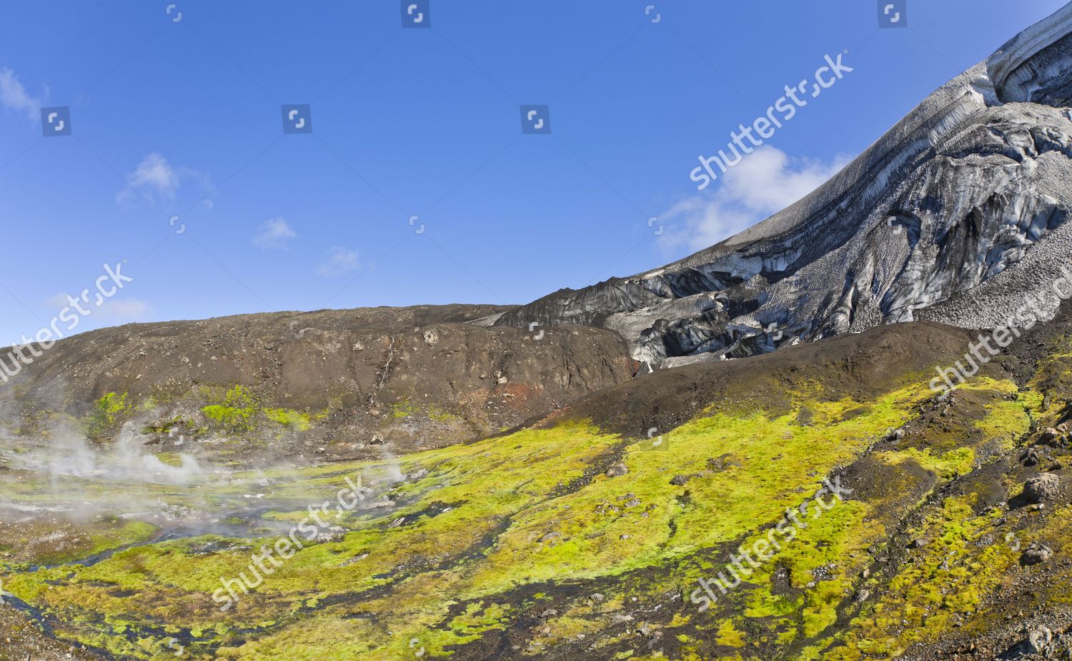 Hot Springs Front Ishellir Ice Cave Editorial Stock Photo - Stock Image ...