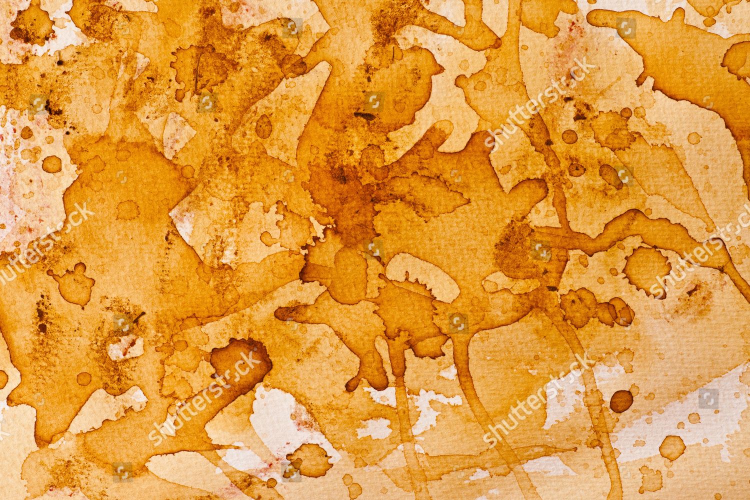 Texture Tea Stains On Watercolor Paper Editorial Stock Photo - Stock ...