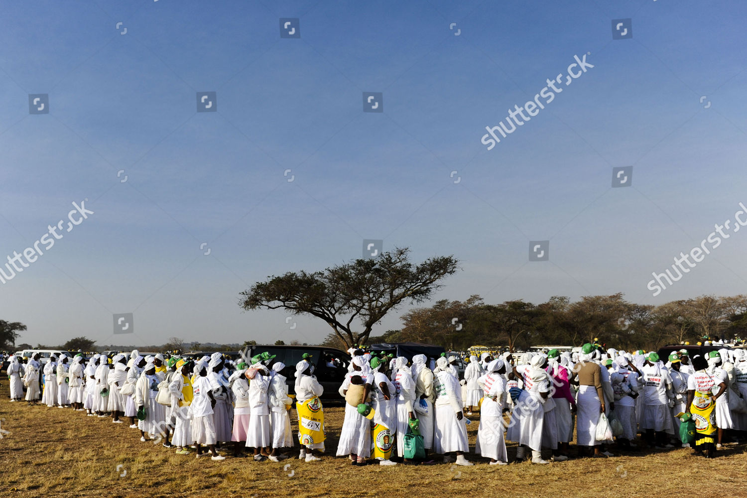Zanu Pf Supporters After Rally Editorial Stock Photo - Stock Image ...
