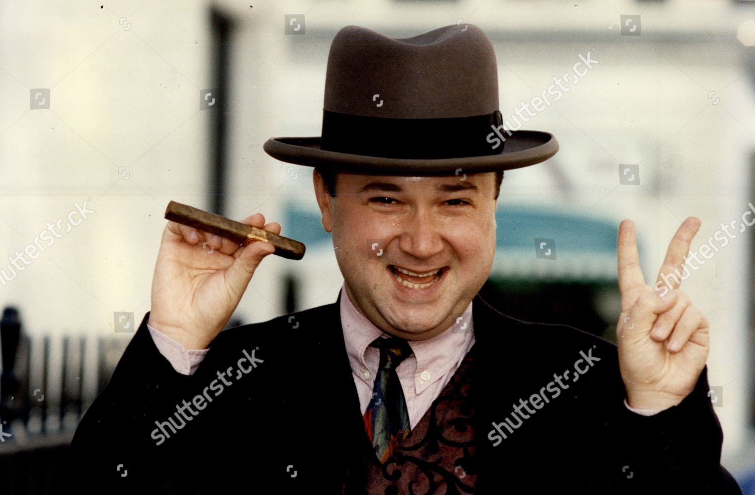 Winston Churchills Famous Homborg Hat Being Editorial Stock Photo ...