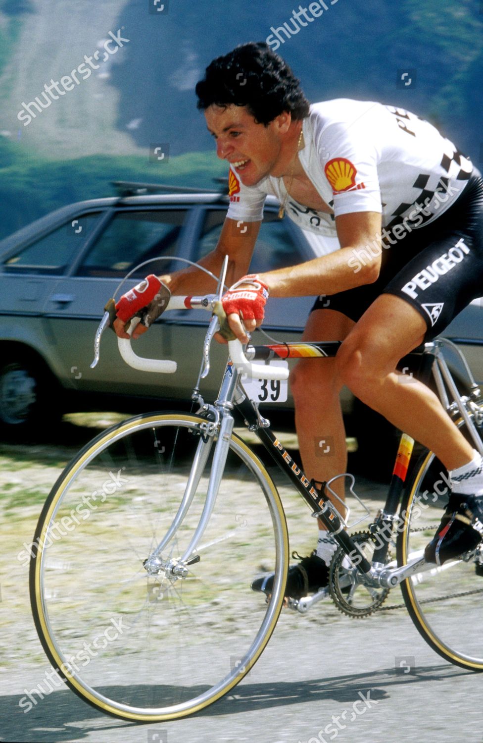 Stephen Roche During 1983 Tour De Editorial Stock Photo - Stock Image ...