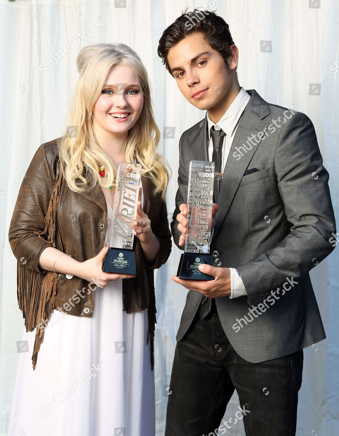 Abigail Breslin Jake T Austin Editorial Stock Photo - Stock Image ...
