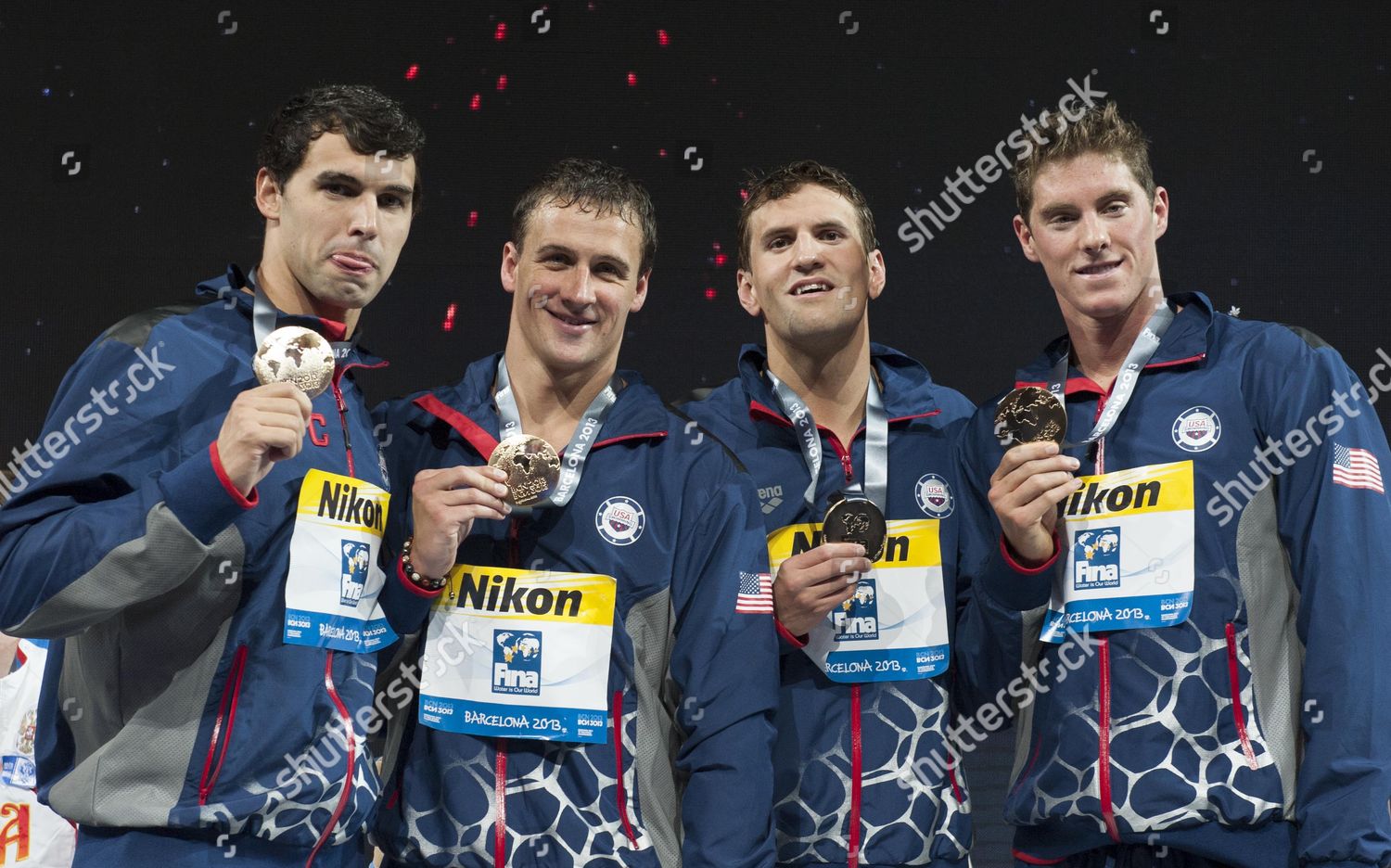 Ricky Berens Ryan Lochte Charles Gipson Editorial Stock Photo - Stock ...