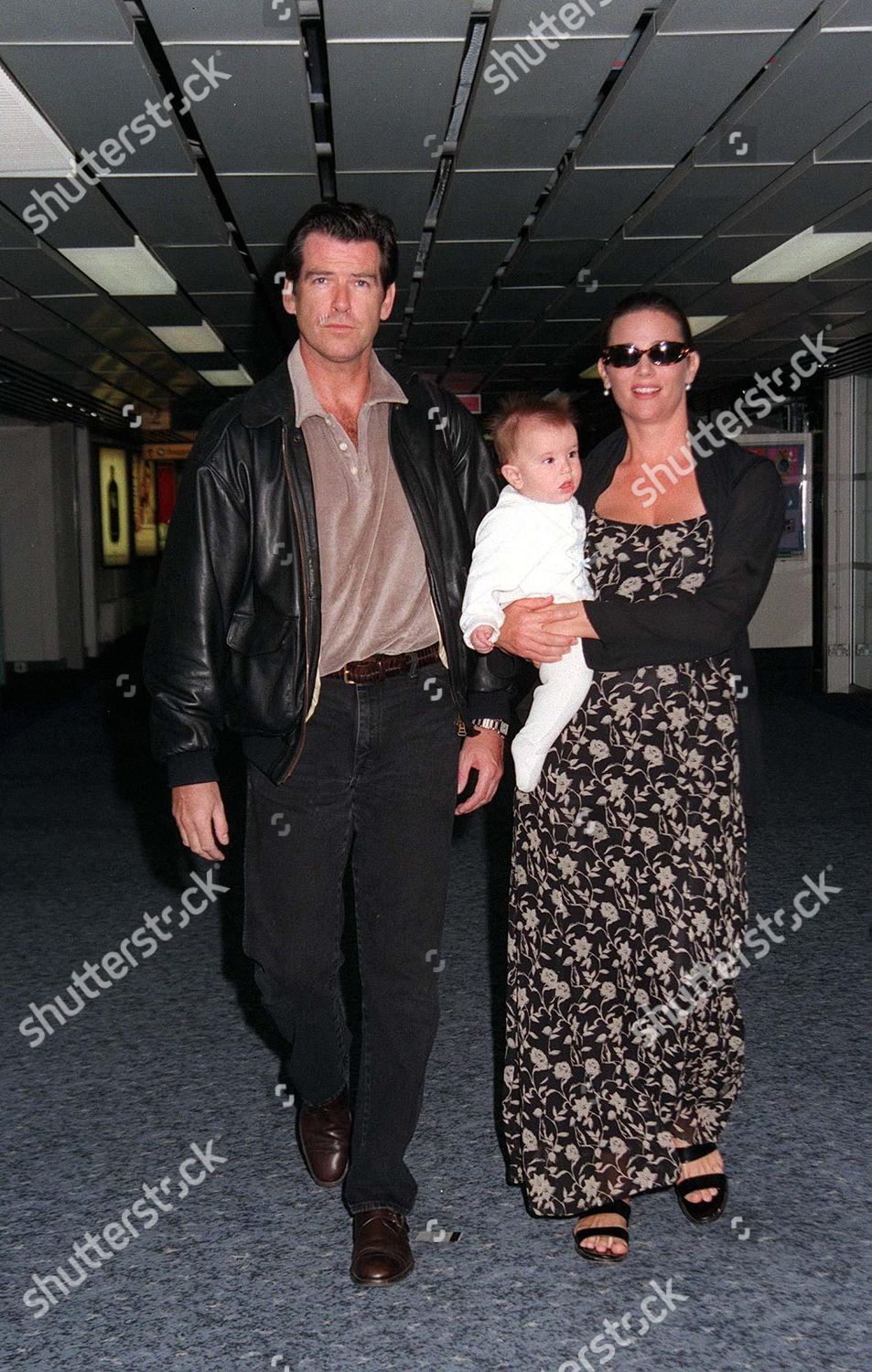 Pierce Brosnan Keely Shaye Smith Baby Editorial Stock Photo - Stock ...