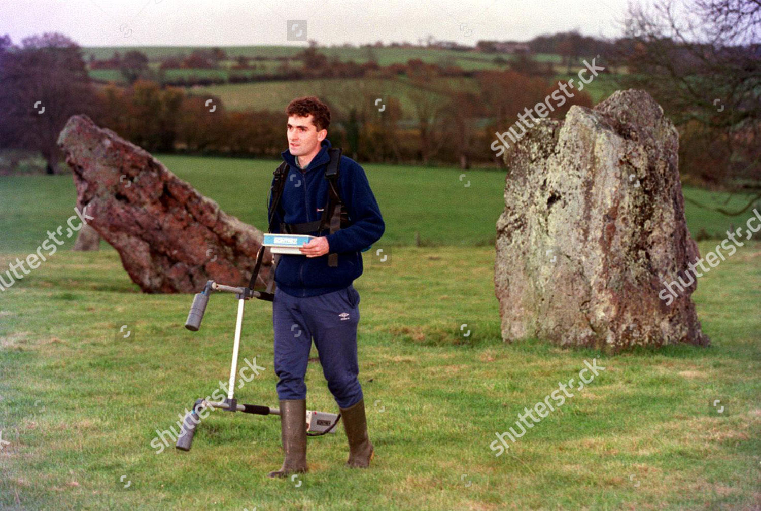 Neil Linford English Heritage Magnetometer Machine Editorial Stock ...
