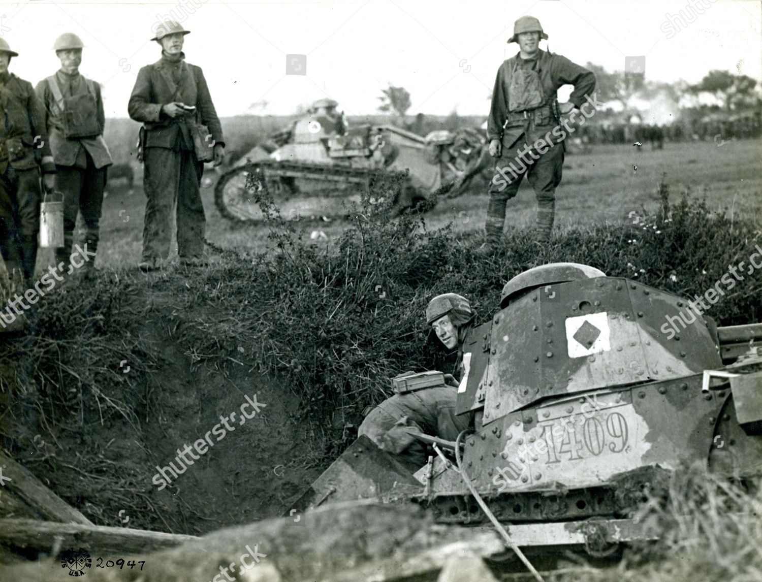 Pulling Tank Out Ditch Where Had Editorial Stock Photo - Stock Image ...