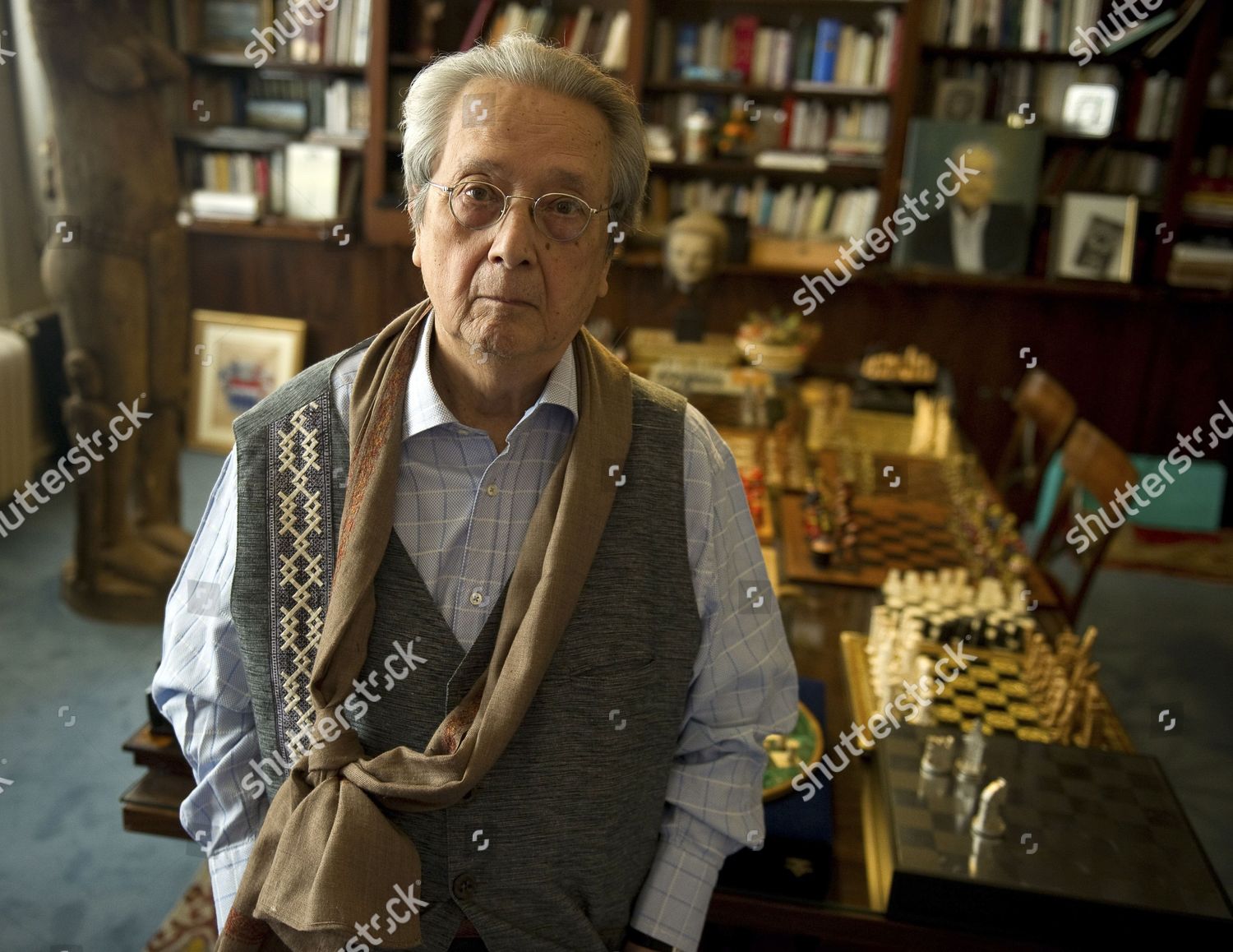 French Lawyer Jacques Verges Poses His Editorial Stock Photo - Stock ...
