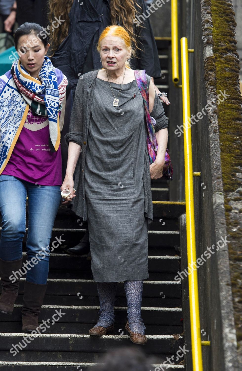 Vivienne Westwood Arriving Balcombe Train Station Editorial Stock Photo ...