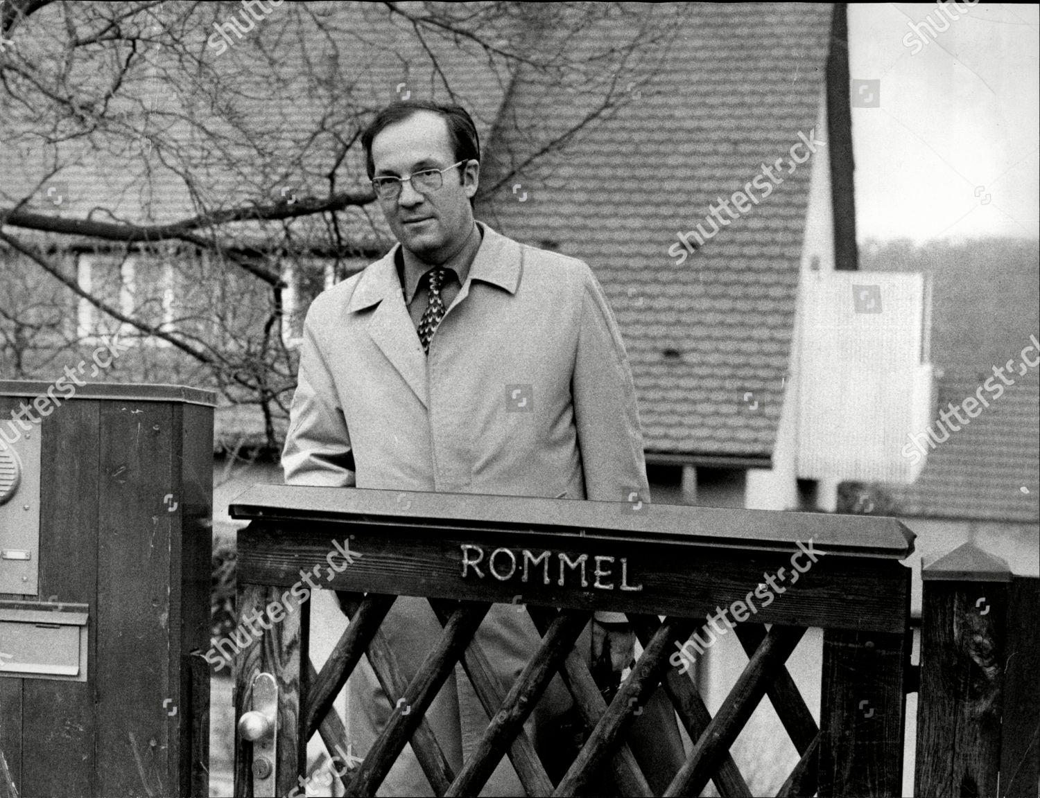 Manfred Rommel Hon Cbe Born 24 Editorial Stock Photo - Stock Image ...