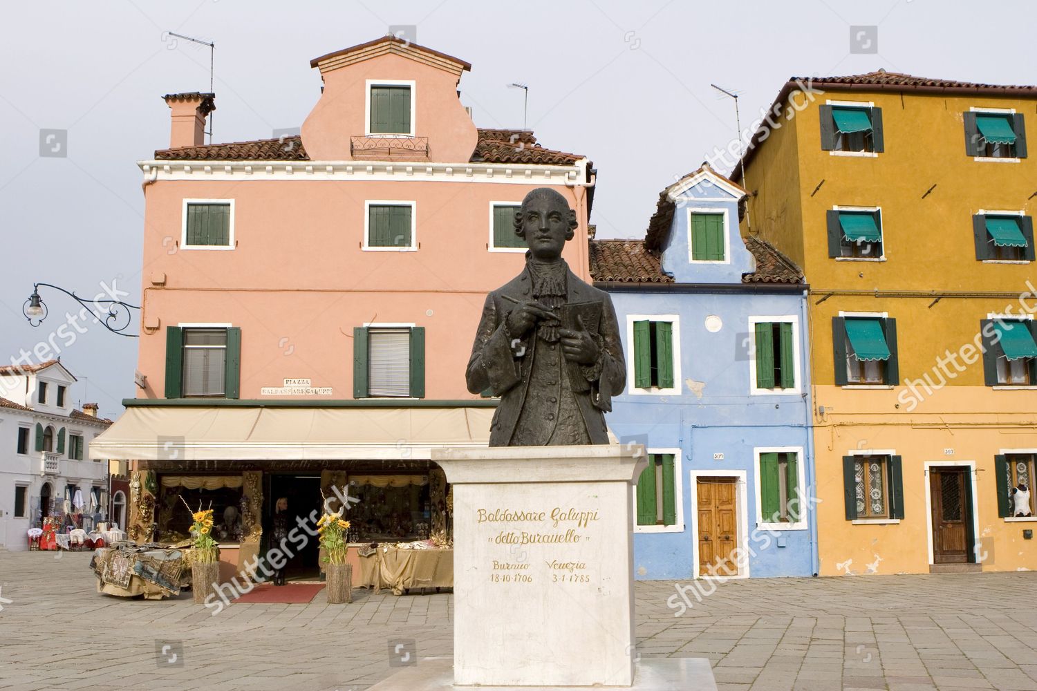 Baldassarre Galuppi Statue Venice Italy Editorial Stock Photo - Stock ...
