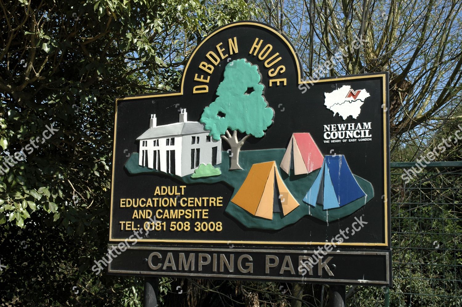 Debden House Campsite Cycle Hire London Editorial Stock Photo - Stock ...