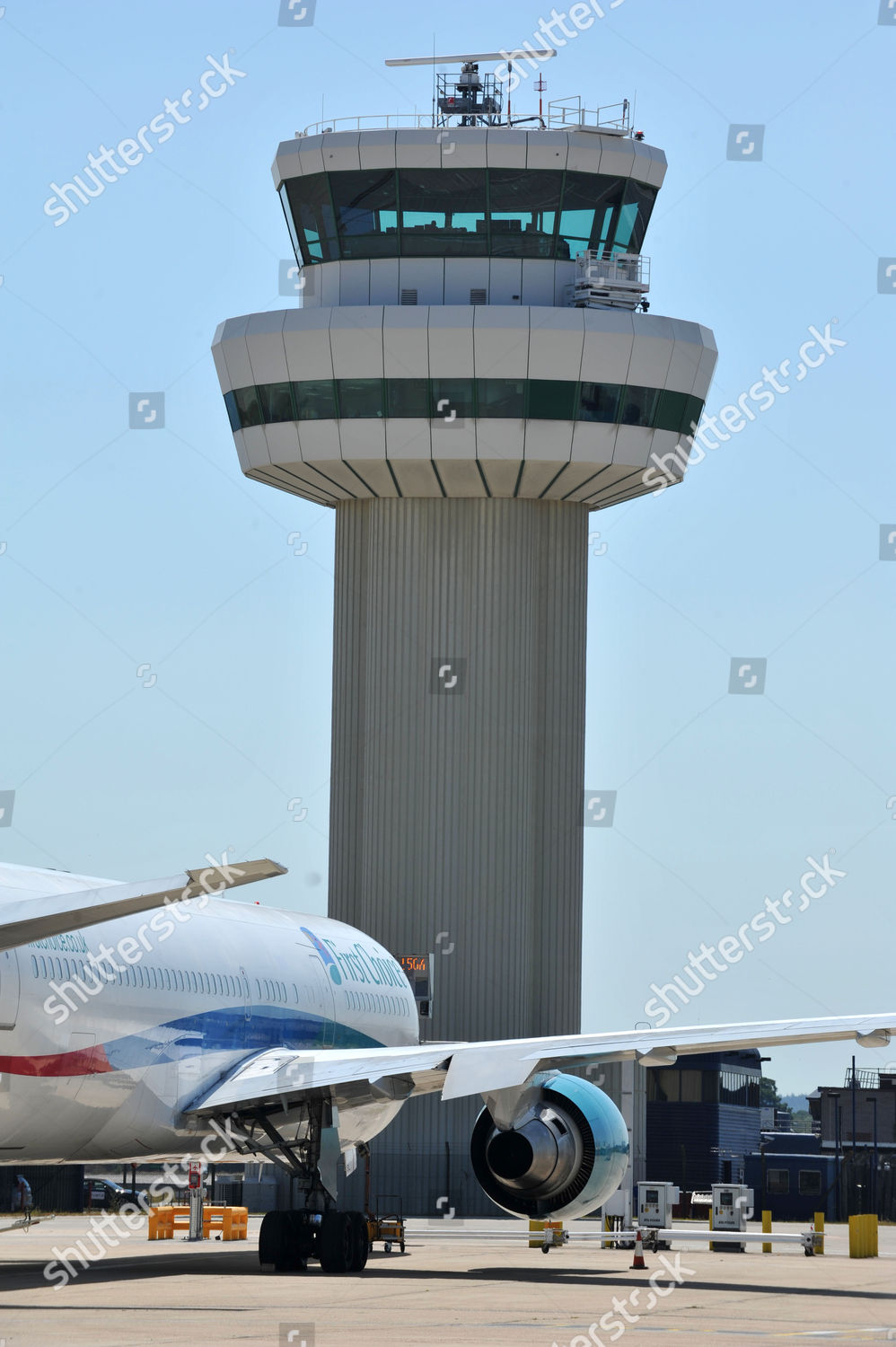 Control Tower First Choice Plane Editorial Stock Photo - Stock Image ...
