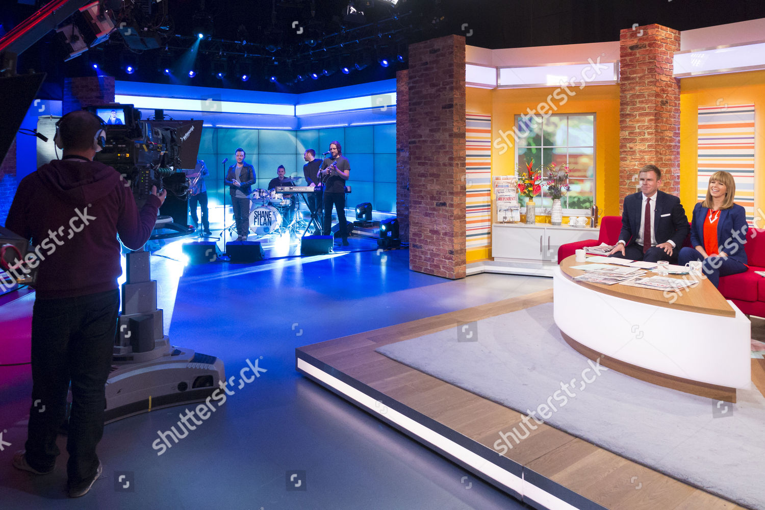 Shane Filan Matt Barbet Kate Garraway Editorial Stock Photo - Stock ...