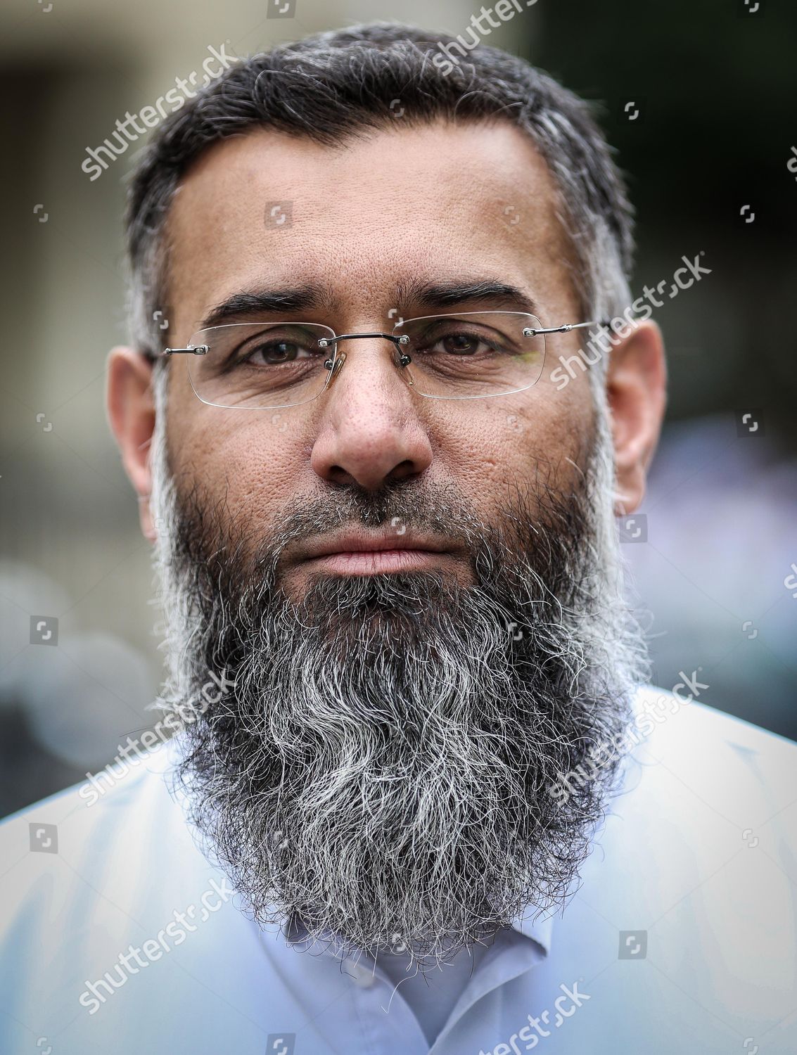 Muslim Preacher Anjem Choudary Outside Syrian Editorial Stock Photo ...