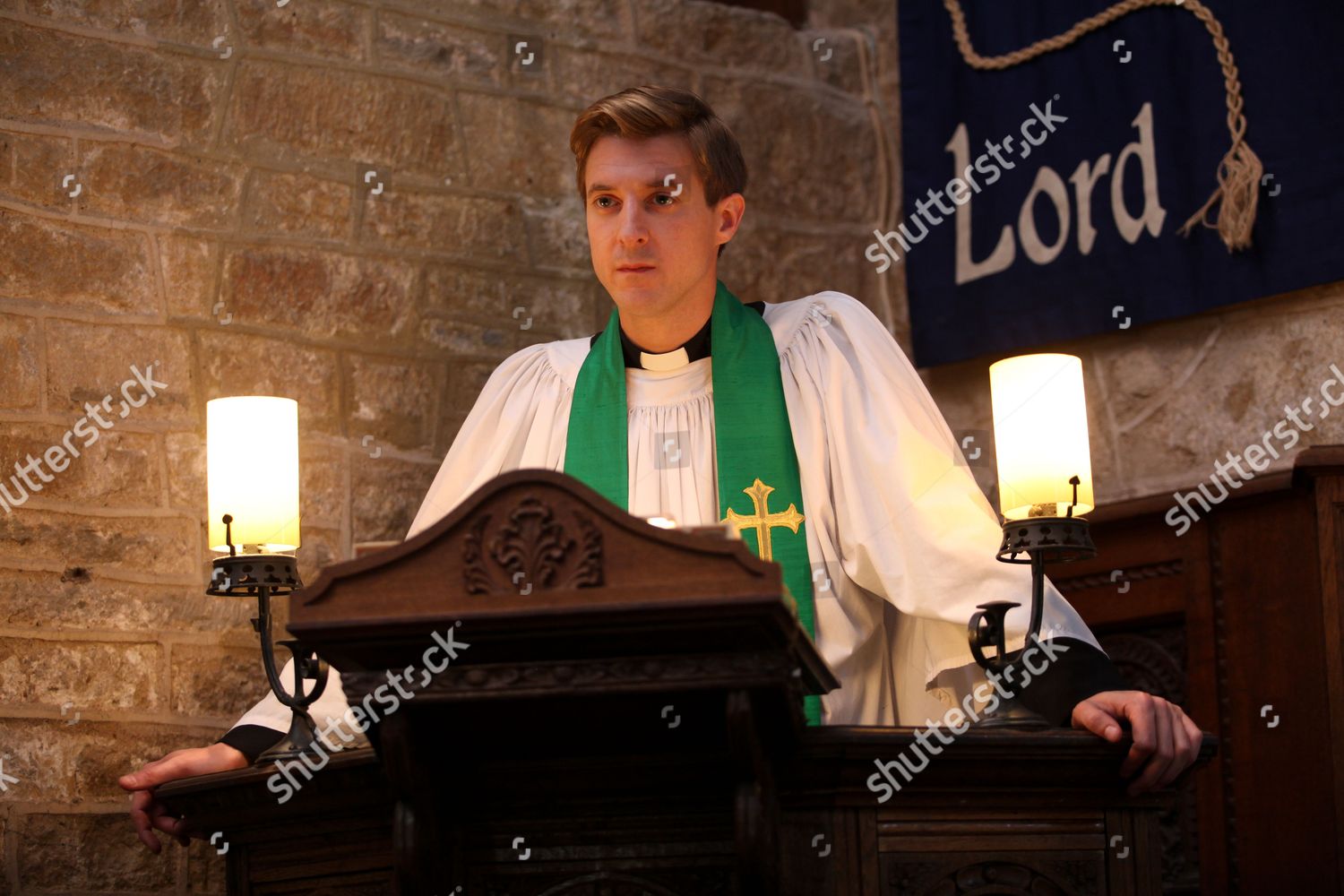 Arthur Darvill Rev Paul Coates Editorial Stock Photo - Stock Image ...