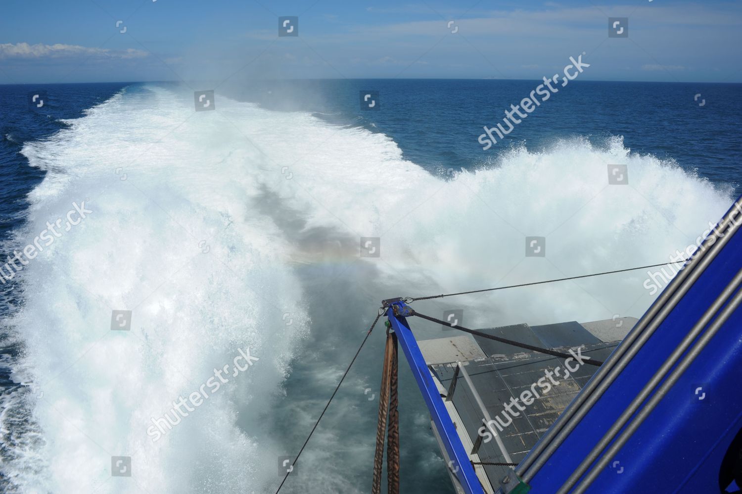 Wake Created By Condor Vitesse Fast Editorial Stock Photo - Stock Image ...
