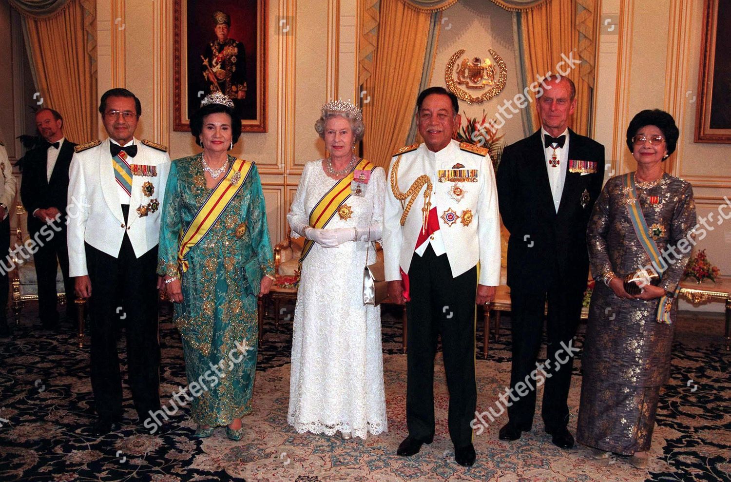 Queen Prince Philip Malaysian Royal Family Editorial Stock Photo ...