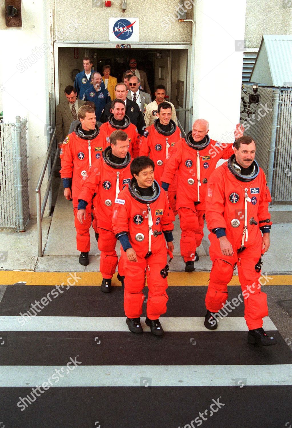 Sts95 Crew Leave Operations Checkout Building Editorial Stock Photo ...