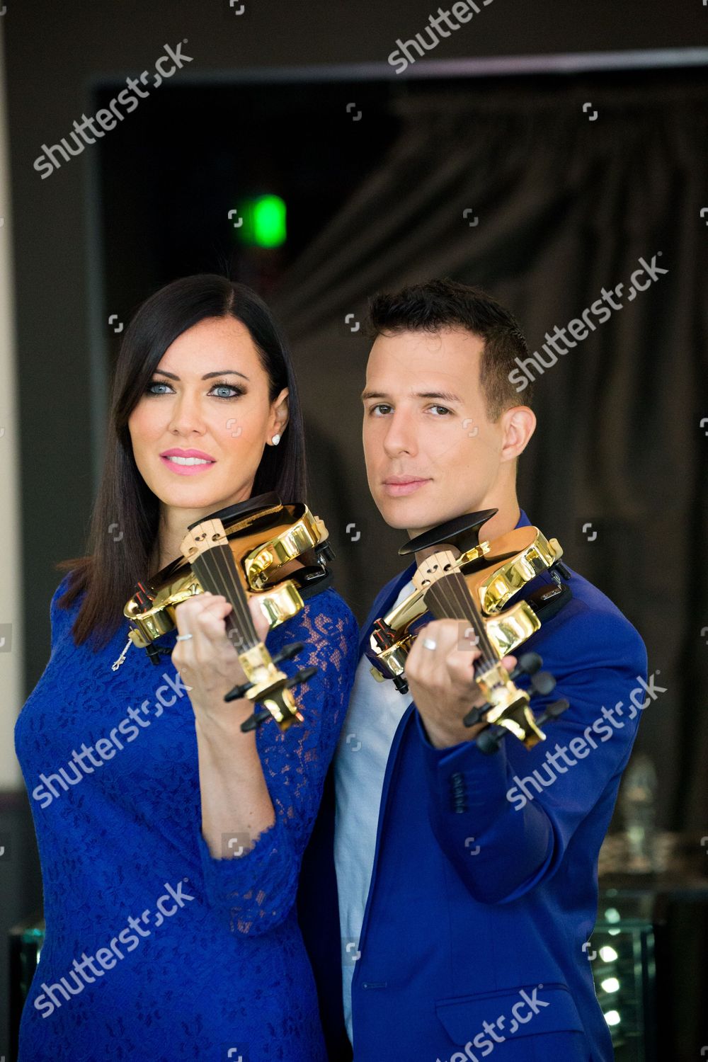 Linzi Stoppard Ben Lee Rock Violin Editorial Stock Photo - Stock Image ...