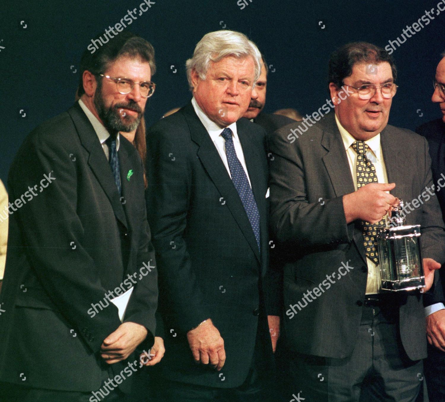 Gerry Adams John Hume Ted Kennedy Editorial Stock Photo - Stock Image ...