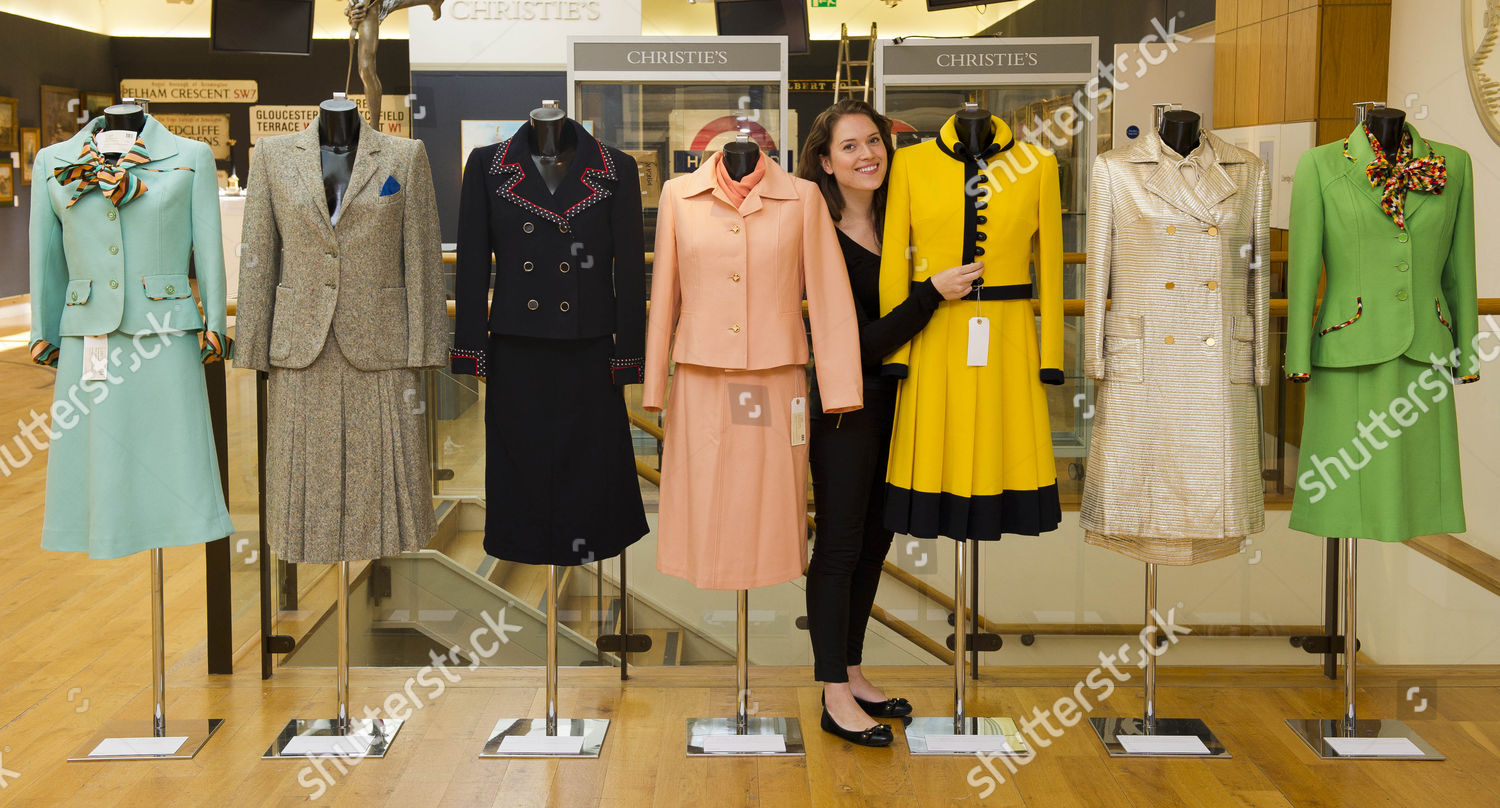 Dresses Worn By Baroness Margaret Thatcher Editorial Stock Photo ...
