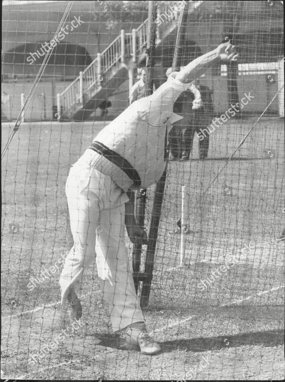 Australian Fast Bowler Jeff Thomson During Editorial Stock Photo ...