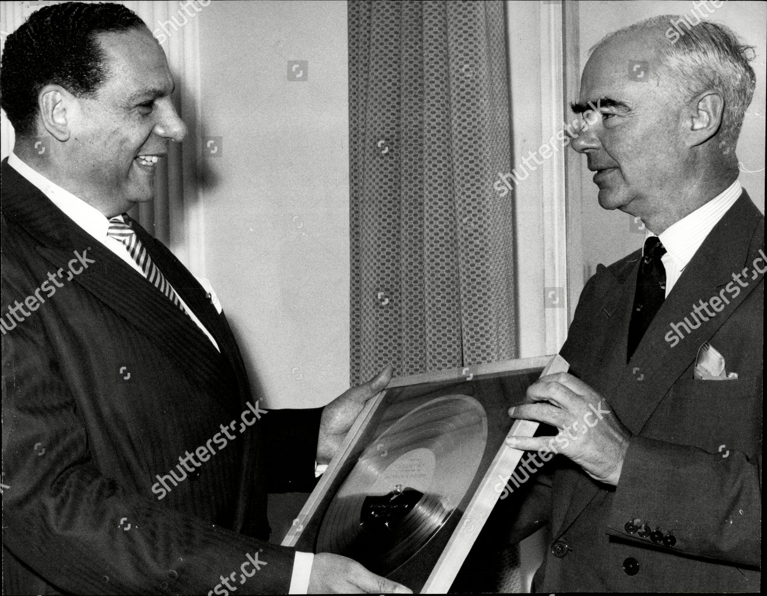 Band Leader Edmundo Ros Receives Golden Editorial Stock Photo - Stock ...