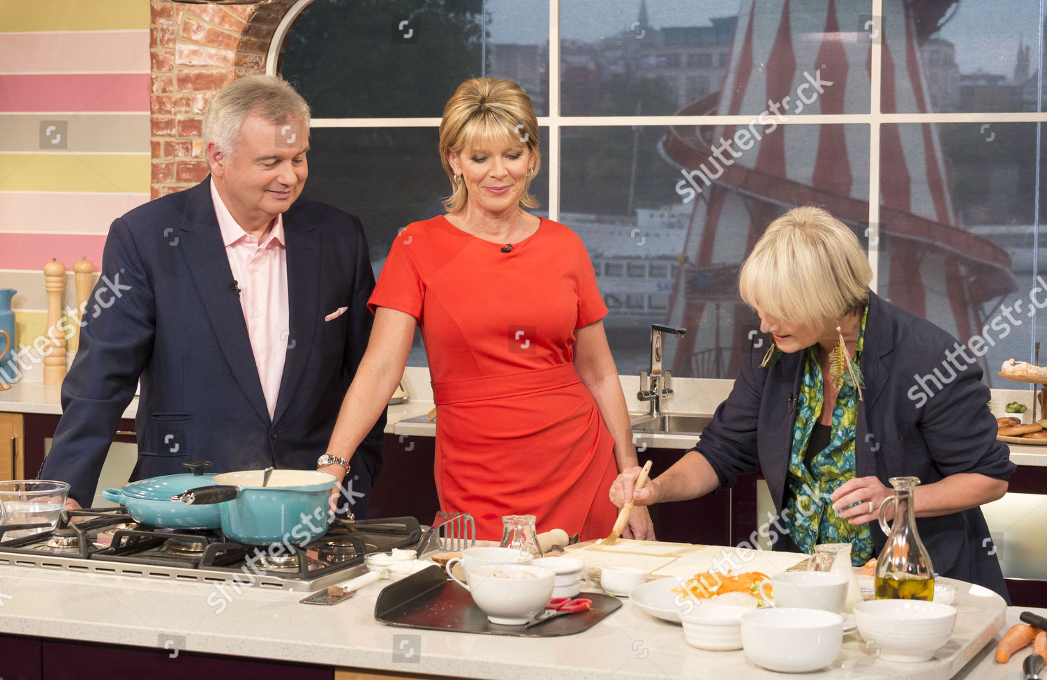 Eamonn Holmes Ruth Langsford Lesley Waters Editorial Stock Photo ...
