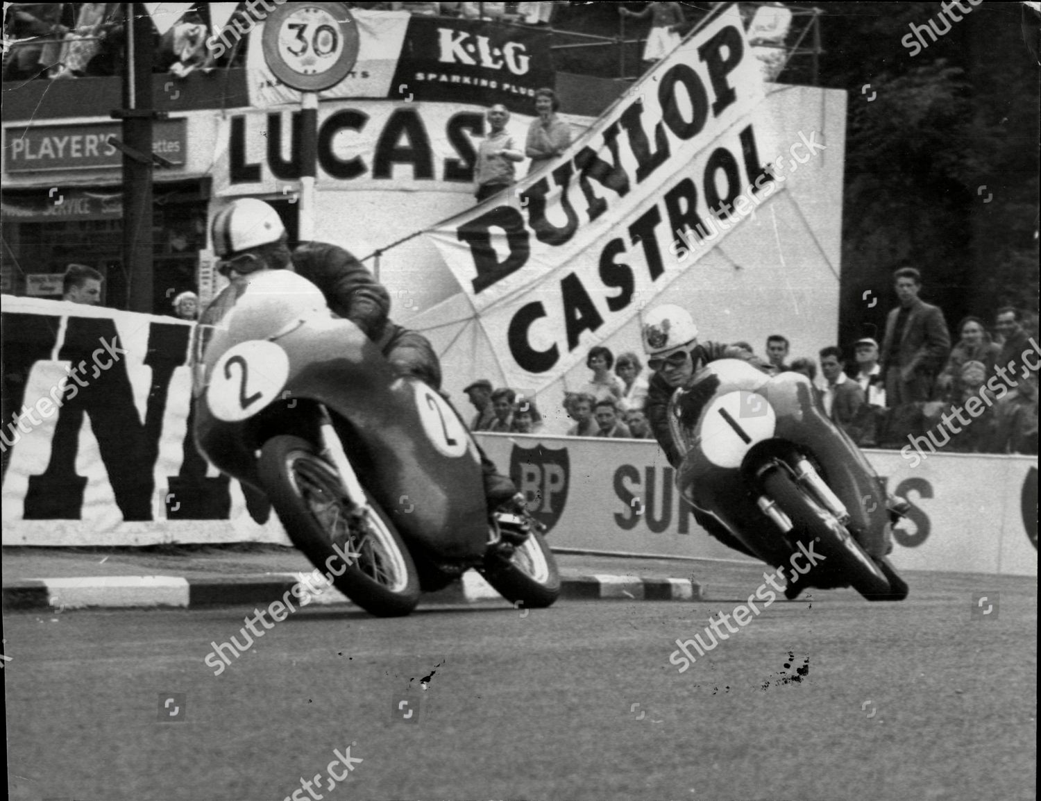 Tt Motorcycle Racer Bob Mcintyre No1 Editorial Stock Photo - Stock ...
