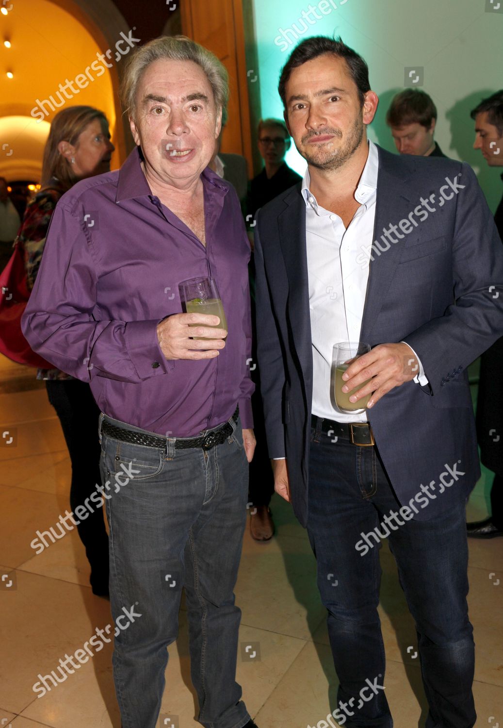 Sir Andrew Lloyd Webber Giles Coren Editorial Stock Photo - Stock Image ...