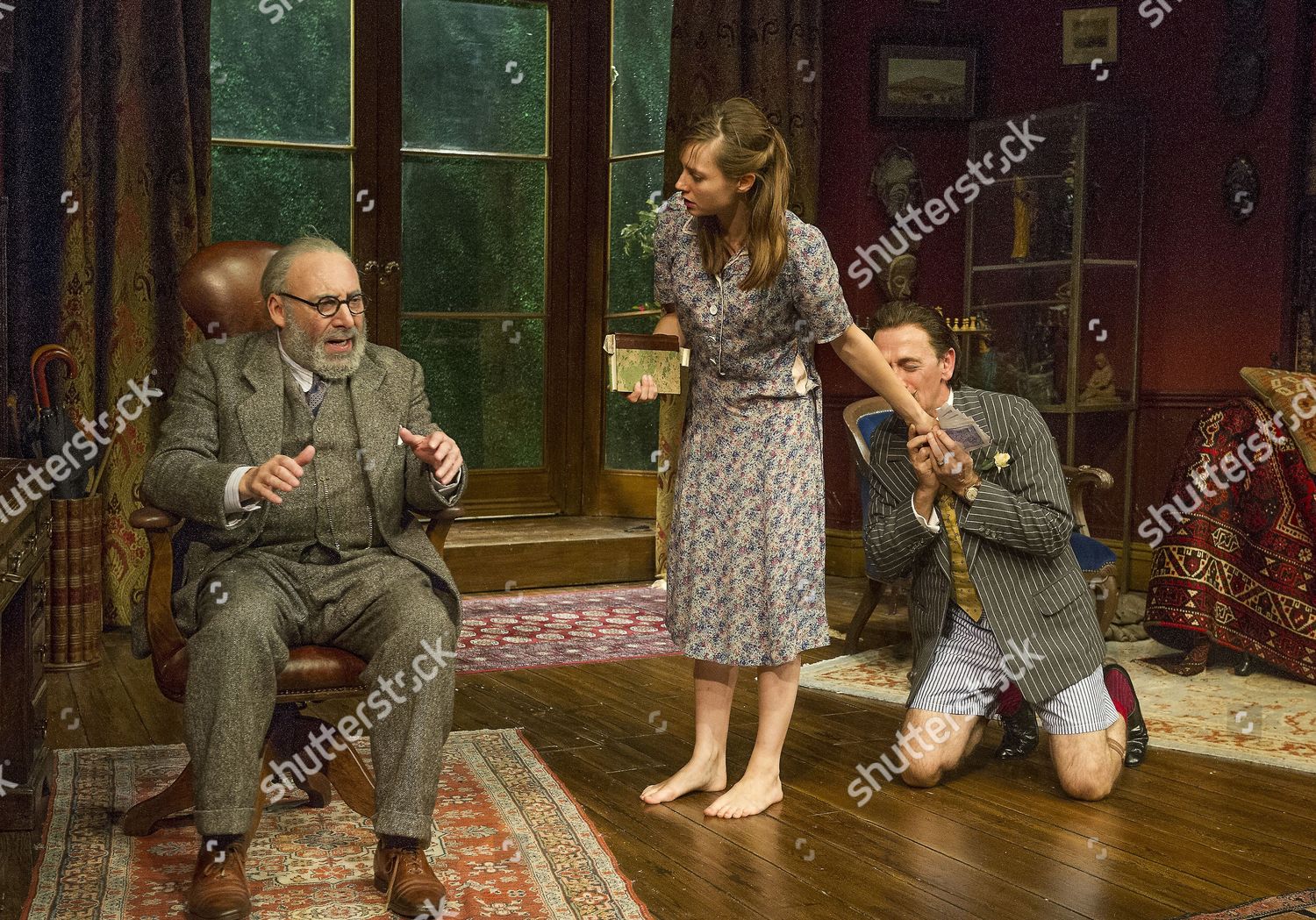 Antony Sher Freud Lydia Wilson Jessica Editorial Stock Photo - Stock ...