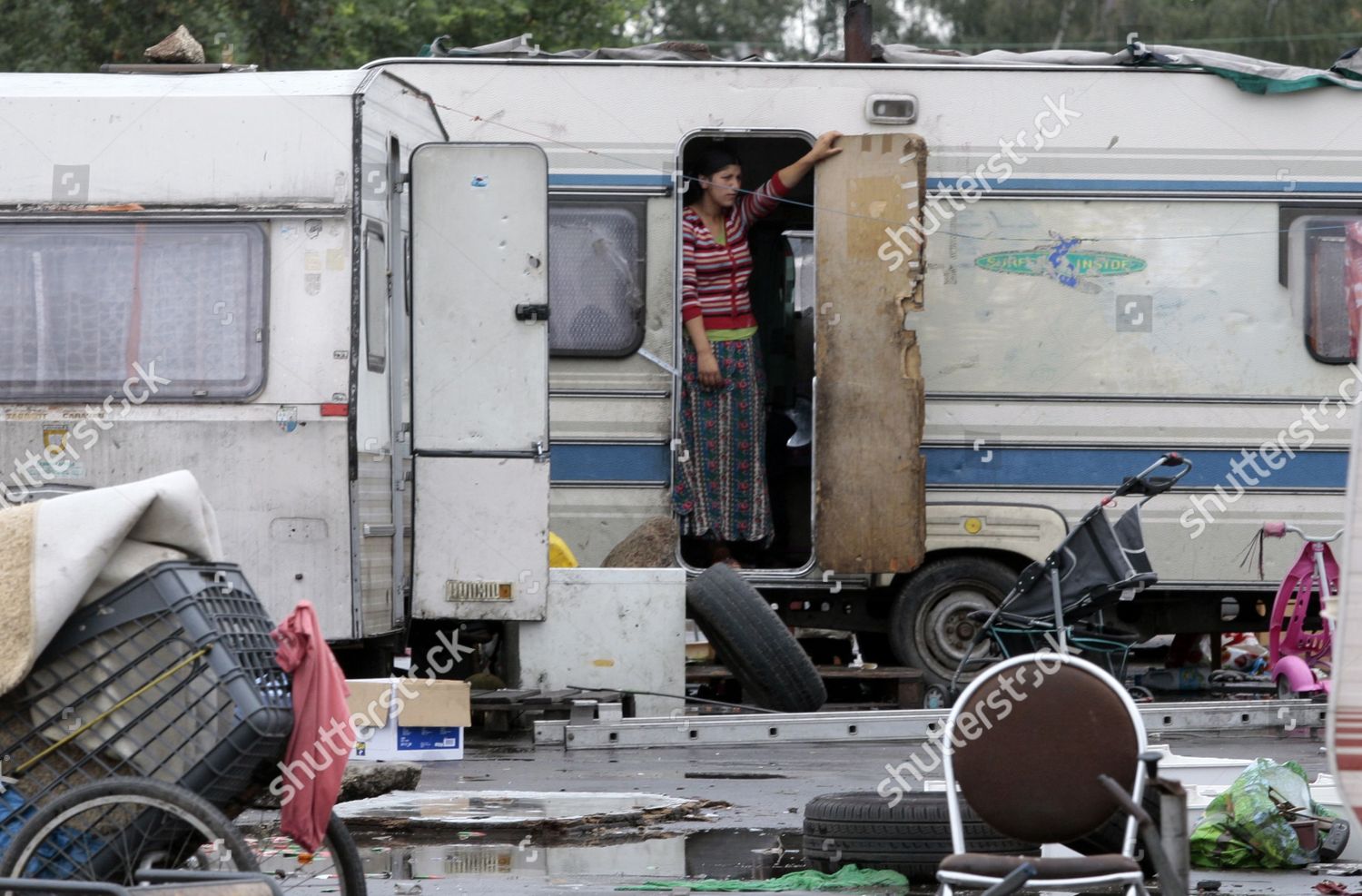 Roma Woman Caravan Editorial Stock Photo - Stock Image | Shutterstock