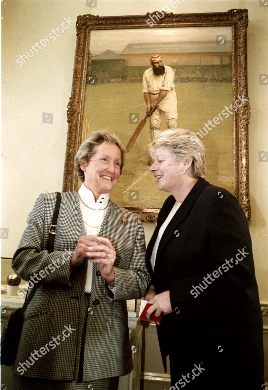 Left Right Mrs Rachel Heyhoe Flint Editorial Stock Photo - Stock Image ...