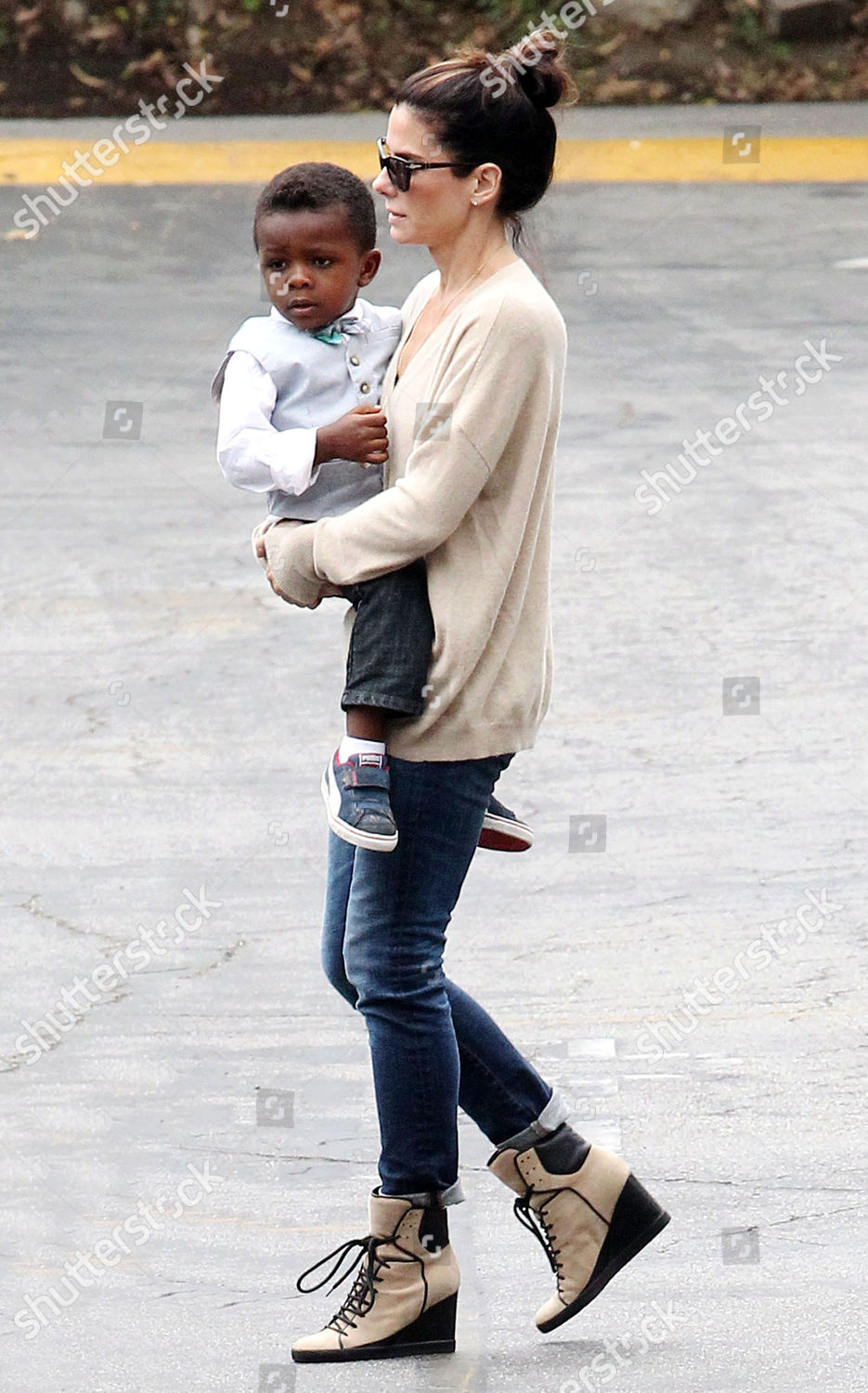 Sandra Bullock Louis Bardo Bullock Editorial Stock Photo - Stock Image ...