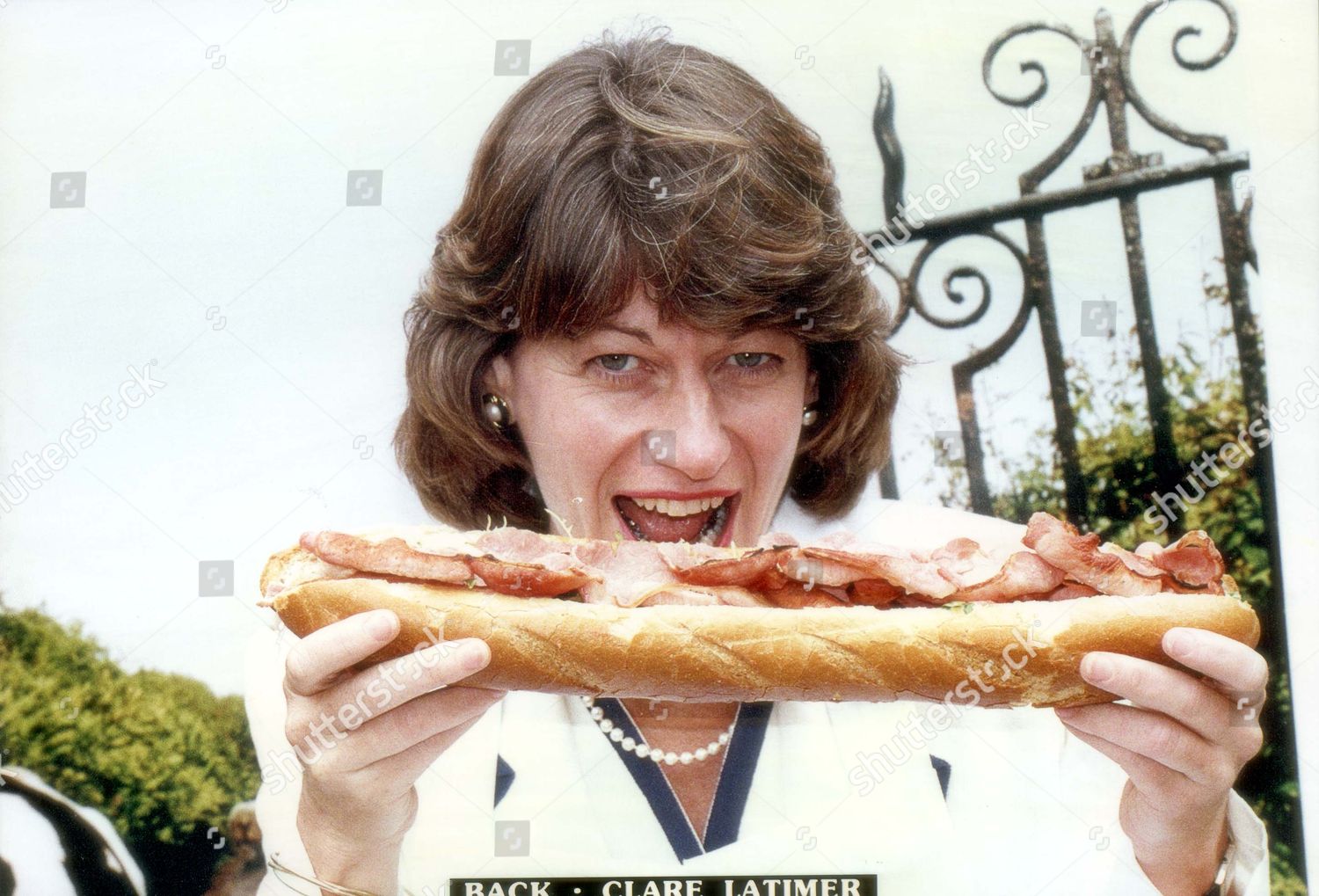 Clare Latimer Former Downing Street Caterer Editorial Stock Photo ...