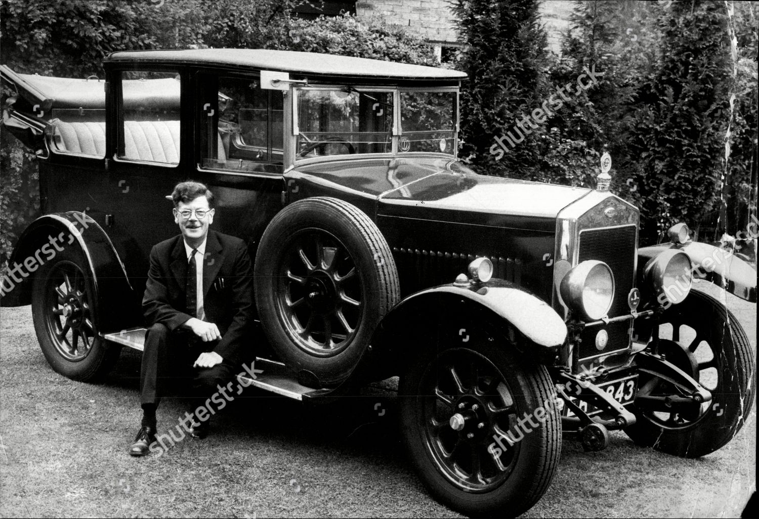 Robert Burrows His 1927 Wolseley E6 Editorial Stock Photo - Stock Image ...