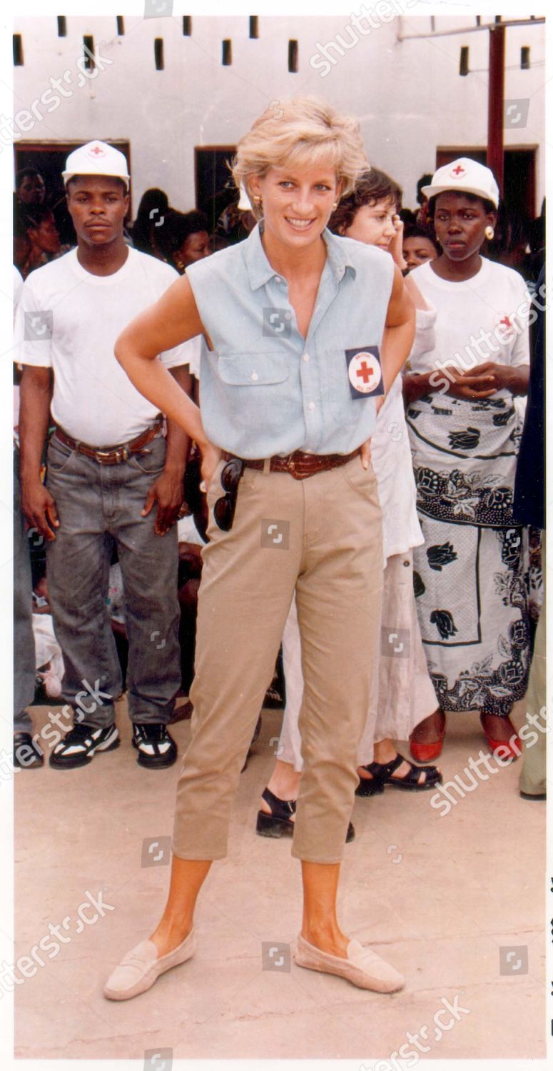 Princess Diana Visit Angola 1997 Princess Editorial Stock Photo - Stock ...