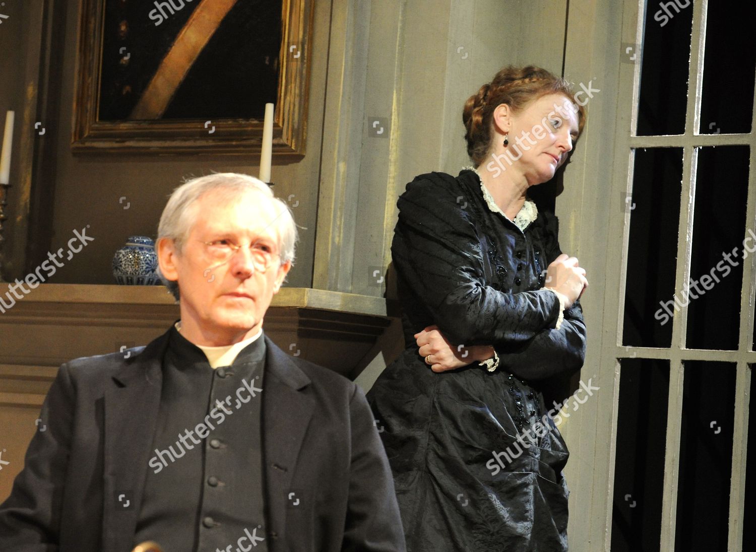 Patrick Drury Pastor Manders Kelly Hunter Editorial Stock Photo - Stock ...