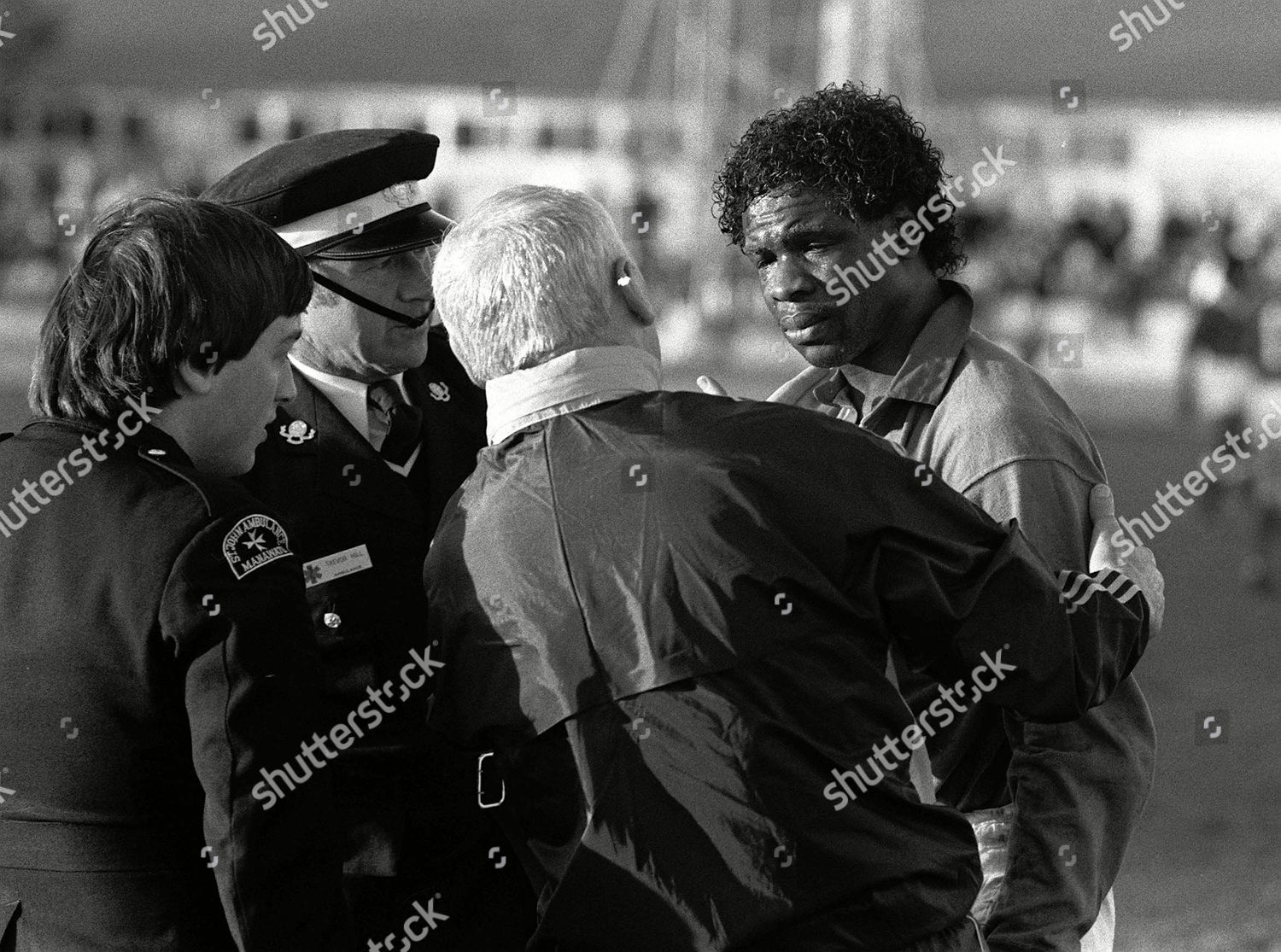 Glenn Webbe Wales Dazed After Incident Editorial Stock Photo - Stock ...