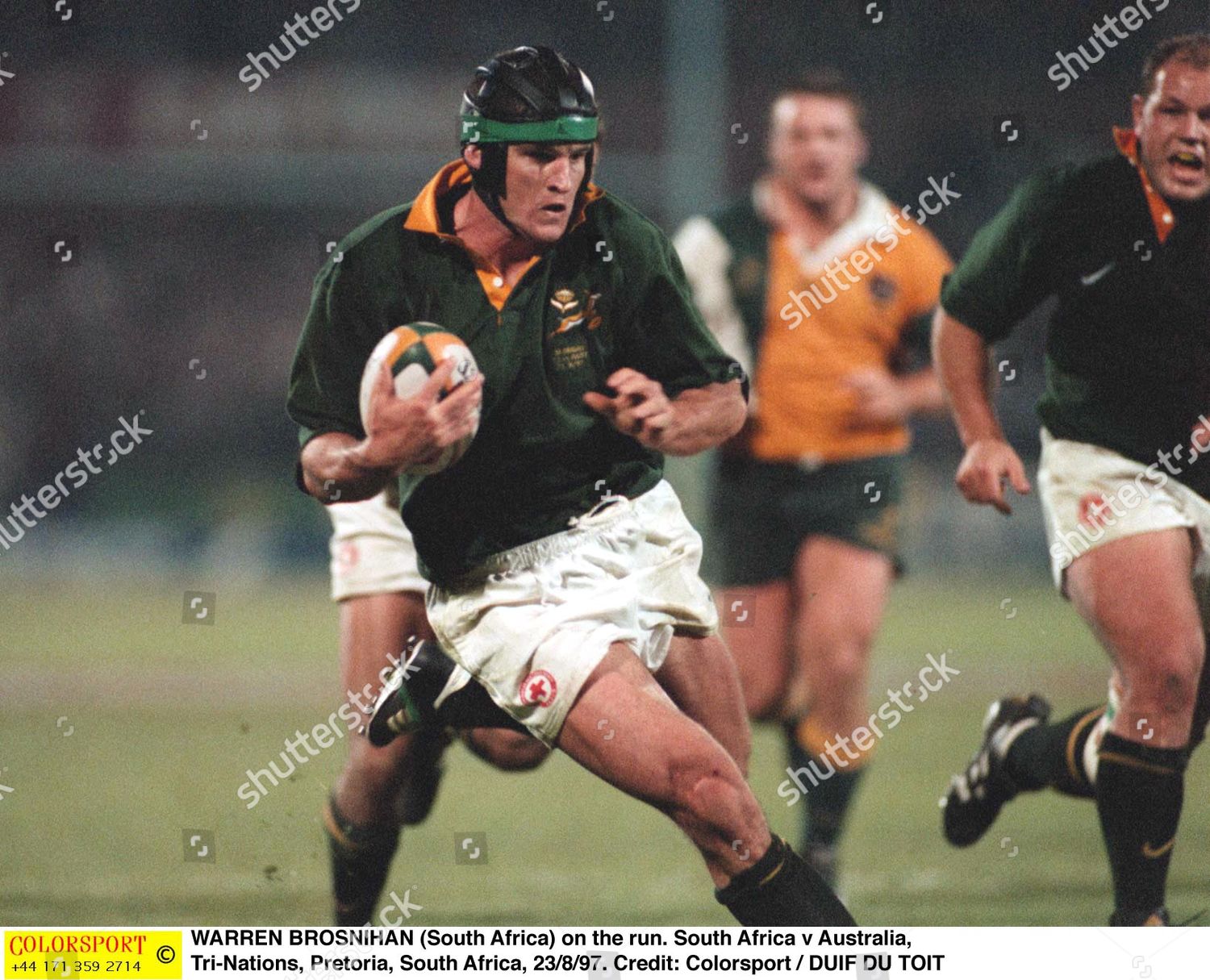 Warren Brosnihan South Africa On Run Editorial Stock Photo - Stock ...