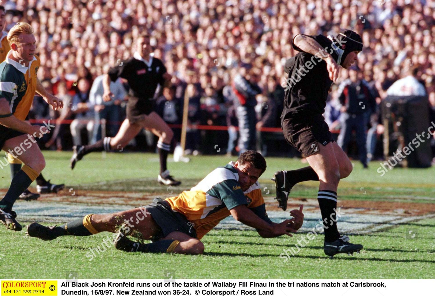All Black Josh Kronfeld Runs Out Editorial Stock Photo - Stock Image ...