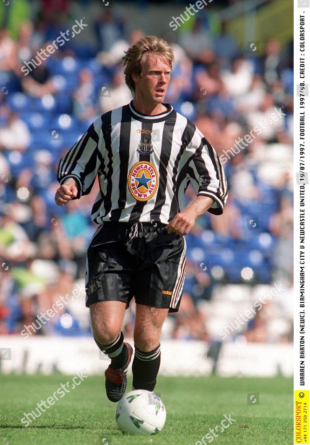 Warren Barton Newc Birmingham City V Editorial Stock Photo - Stock ...