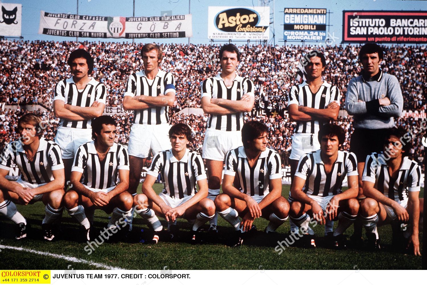 Juventus Team 1977 Italy Editorial Stock Photo - Stock Image | Shutterstock