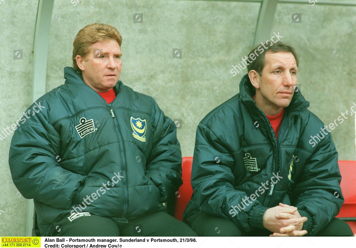Alan Ball Portsmouth Manager Sunderland V Editorial Stock Photo - Stock ...
