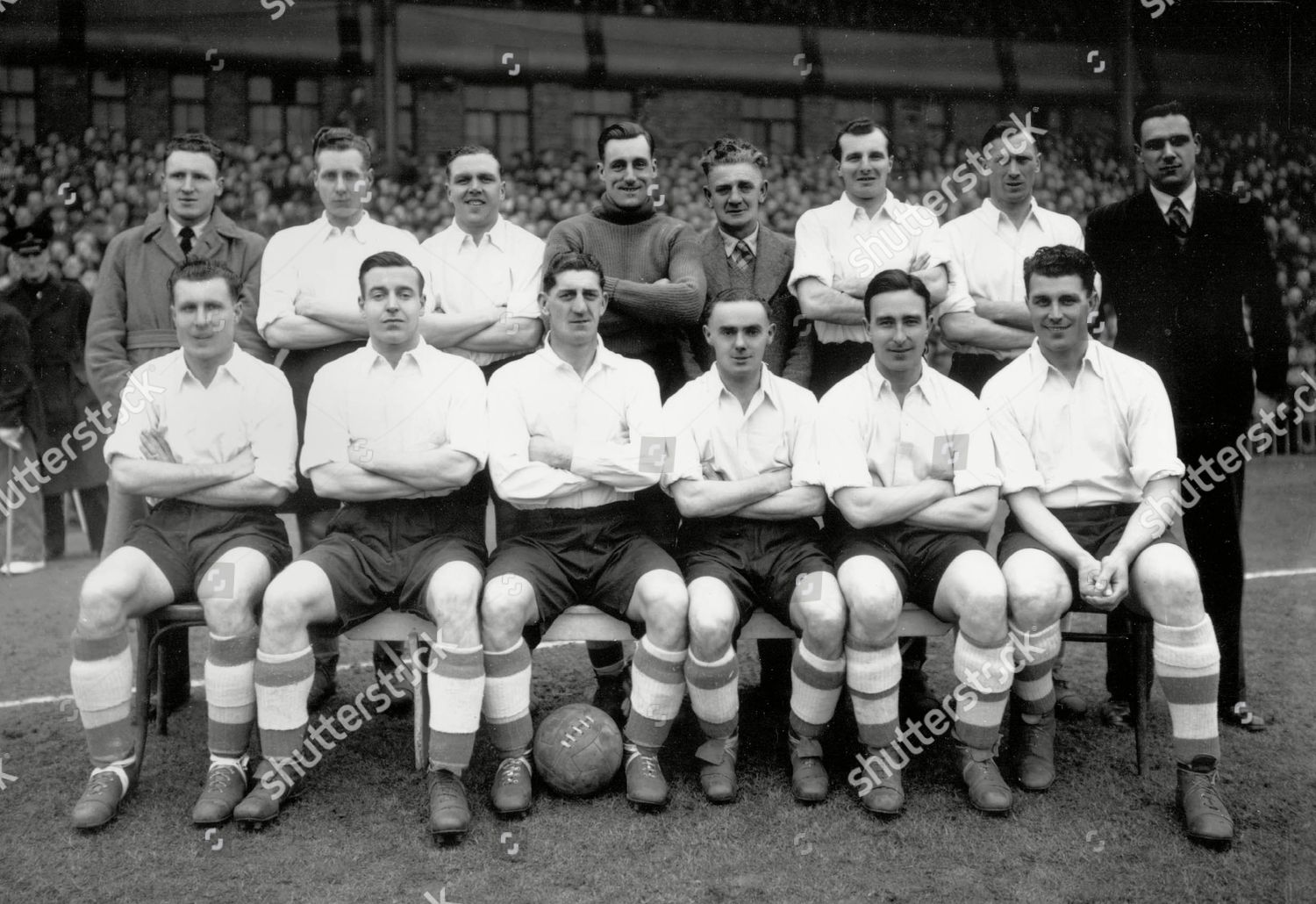 Arsenal Back Row Lr Forbes Macaulay Editorial Stock Photo - Stock Image ...
