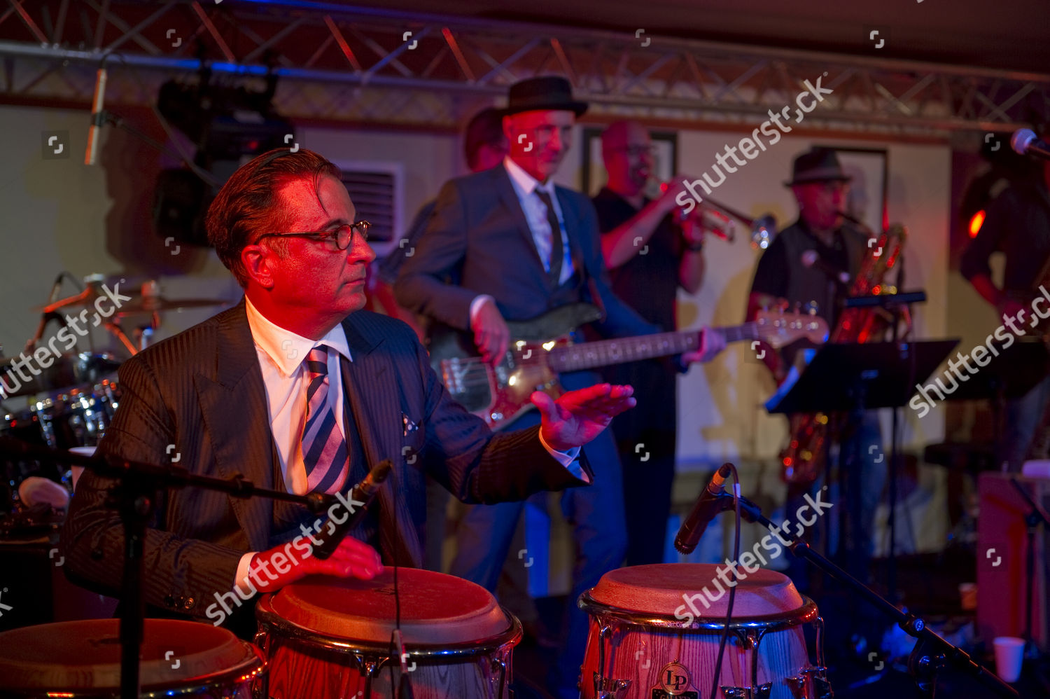 Andy Garcia Joins Huey Lewis His Editorial Stock Photo - Stock Image ...
