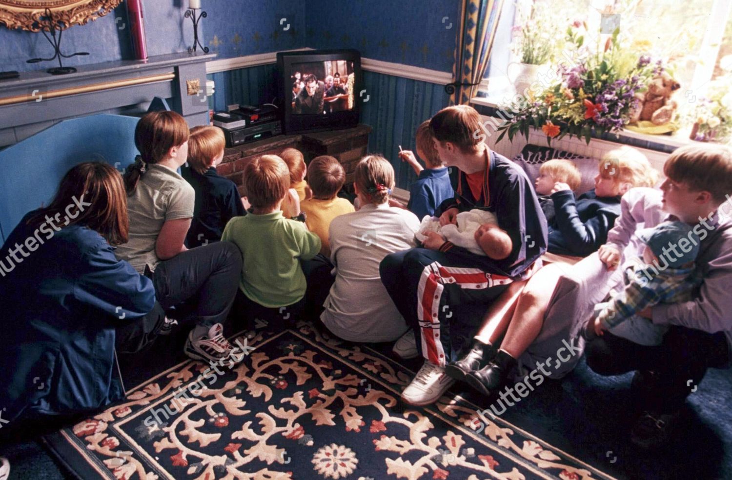 Nicola Kevin Pridham Their Twenty Children Editorial Stock Photo ...