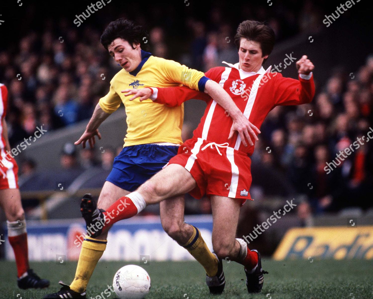 Frank Stapleton Arsenal Glenn Roeder Leyton Editorial Stock Photo ...