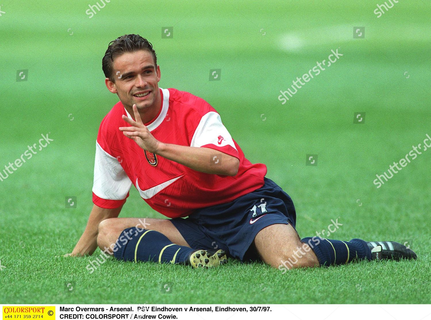 Marc Overmars Arsenal Psv Eindhoven V Editorial Stock Photo - Stock ...